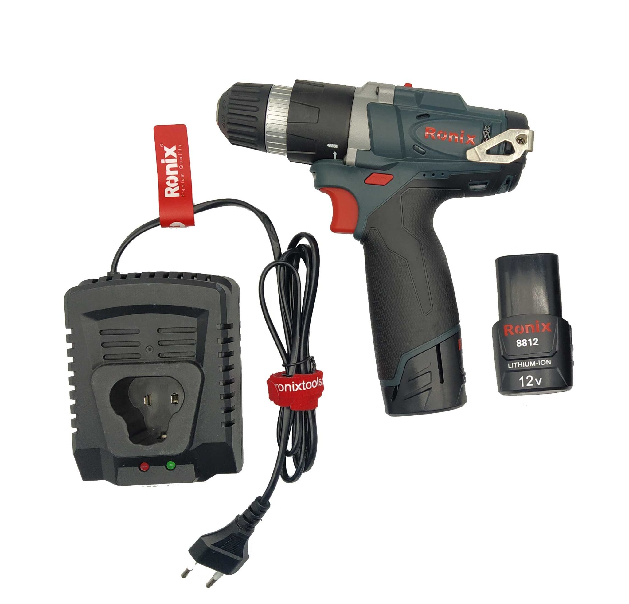 دریل شارژی رونیکس مدل 8812 - ابزار معینی